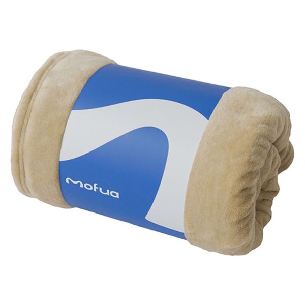 AQUA mofua プレミアムマイクロファイバー 毛布 シングル グレージュ 500001N8 1枚（直送品） - アスクル