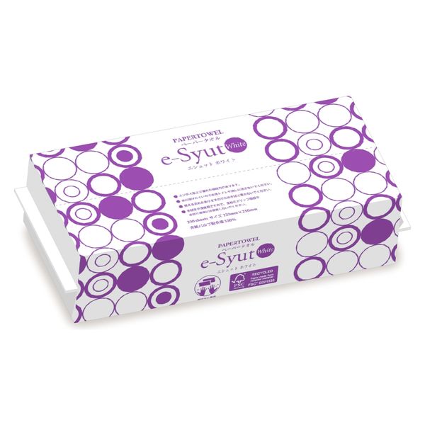 丸住製紙 e-Syut White レギュラー 143073 1箱(40個入)（直送品） - アスクル