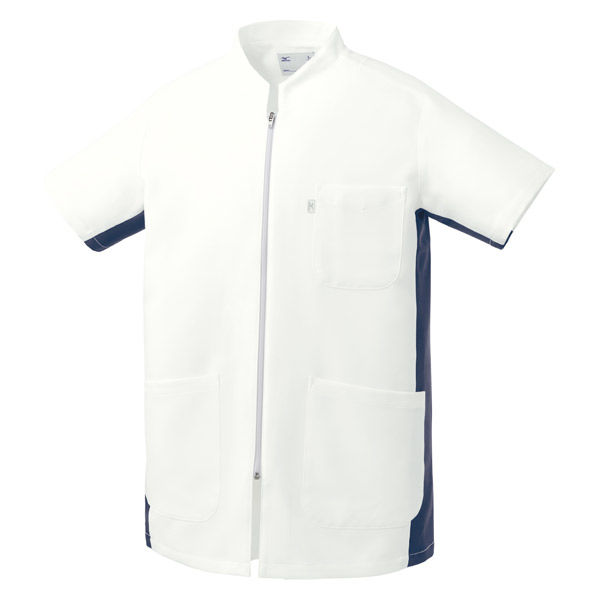 チトセ ファスナースクラブ 兼用 ホワイト LL MZ-0403 1枚 スクラブ（取寄品） - アスクル