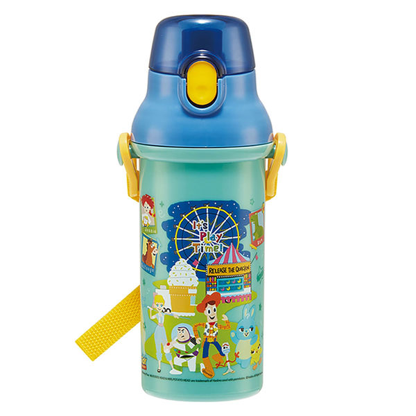 スケーター PSB5SANAG 抗菌直飲プラワンタッチボトル トイ・ストーリー(23) 604706-PSB5SANAG 1個（直送品） - アスクル
