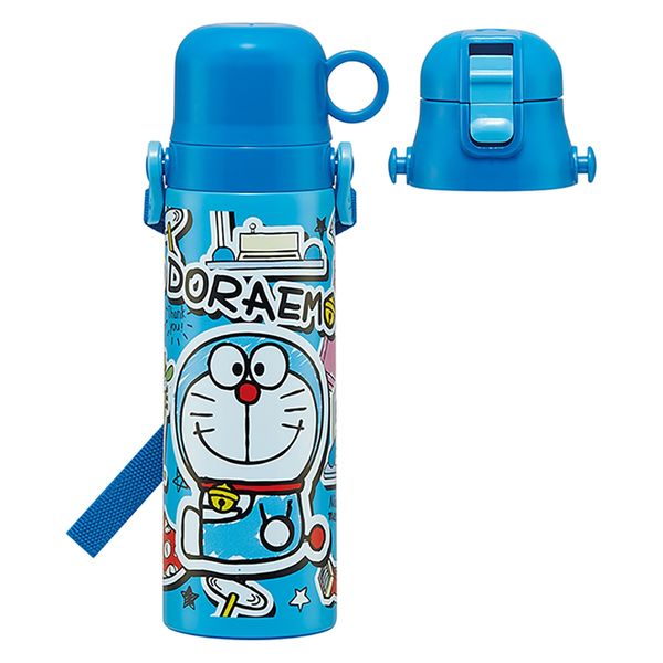 スケーター SKDC6 2WAYステンレスボトル580ml Im Doraemonステッカー 608018-SKDC6 1個（直送品） - アスクル