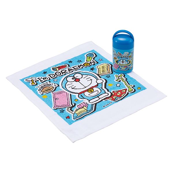 スケーター OA5AG 抗菌ケース付おしぼりセット I'm Doraemon ステッカー 608032-OA5AG 1個（直送品） - アスクル