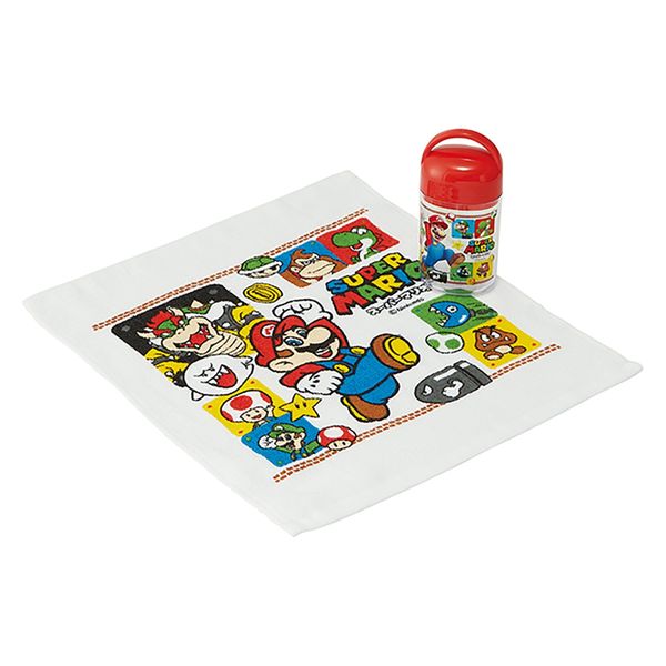 スケーター OA5AG 抗菌ケース付おしぼりセット スーパーマリオ 23 622366-OA5AG 1個（直送品） - アスクル