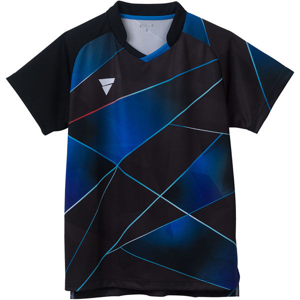 VICTAS（ヴィクタス) 卓球 ゲームシャツ V-GS260 2XS ブラック 512211 1枚（直送品） - アスクル
