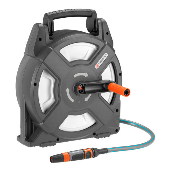 Gardena hose reel store