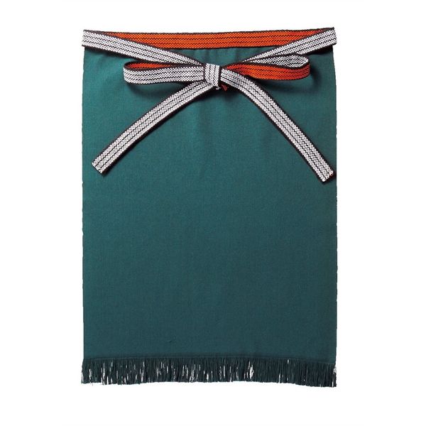 フェリック 日本製帆前掛け グリーン F HMK-213-09-F 1セット(2枚)（直送品） - アスクル