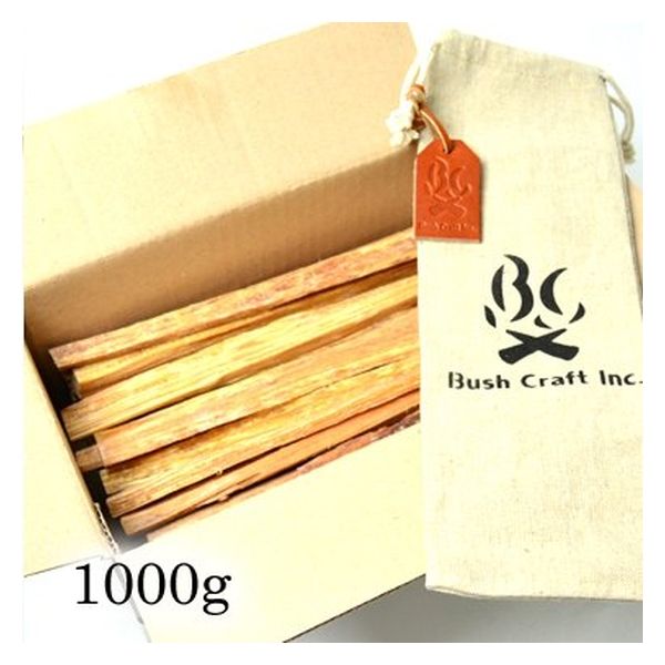 ブッシュクラフト ティンダーウッド1000g 4573350720646 1セット（直送品） - アスクル