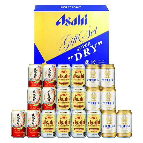 アサヒビール 【お歳暮ギフト・熨斗付き】アサヒビール アサヒビールトリプルセット JSP-5 351844 1セット（直送品） - アスクル