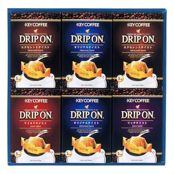 【2022年お歳暮】キーコーヒー ドリップオン・レギュラーコーヒーギフト CAG-30N 1個（直送品） - アスクル