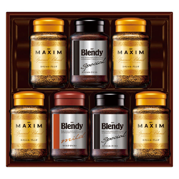 【2022年お歳暮】味の素AGF インスタントコーヒーバラエティギフト E-50N 1個（直送品） - アスクル