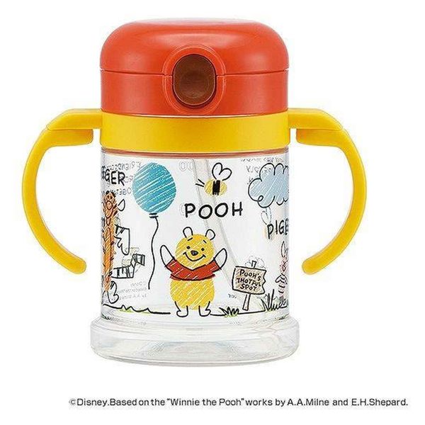 スケーター ストローマグ POOHスケッチ 折りたたみ 260ml 両手マグ ディズニー キャラクター 311371 1個（直送品） - アスクル