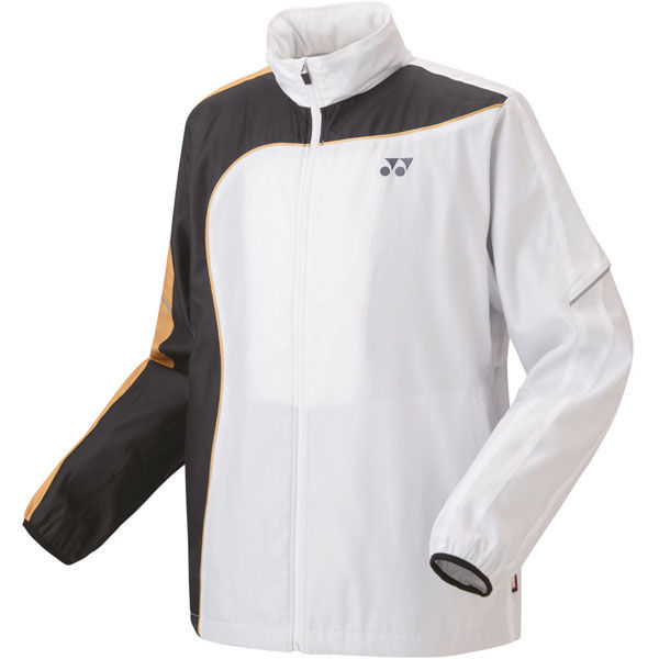 Yonex(ヨネックス) ユニセックス 裏地付きウィンドウォーマーシャツ 70081 ホワイト(011) S 1枚（直送品） - アスクル