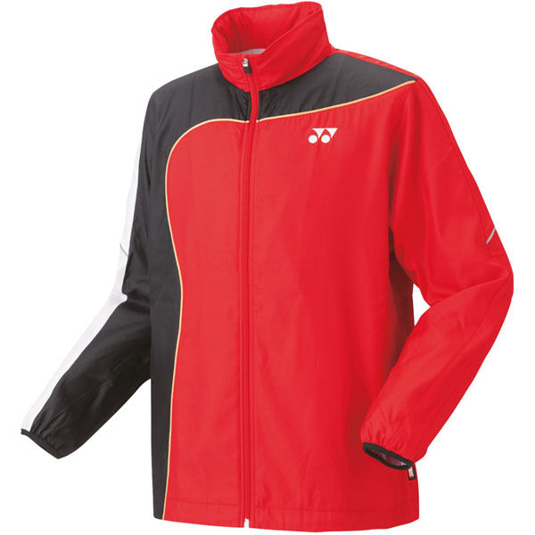 Yonex(ヨネックス) ユニセックス 裏地付きウィンドウォーマーシャツ 70081 サンセットレッド(496) M 1枚（直送品） - アスクル