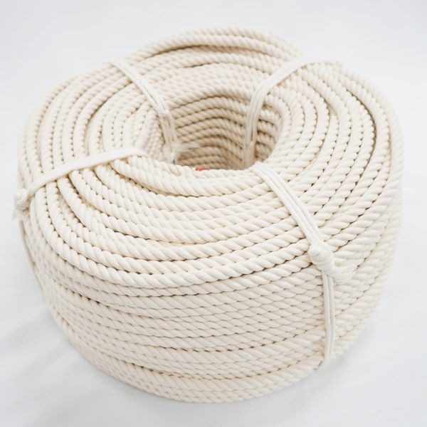 近江屋ロープ 綿ロープ 6mm×50m men6×50 1巻（直送品） - アスクル