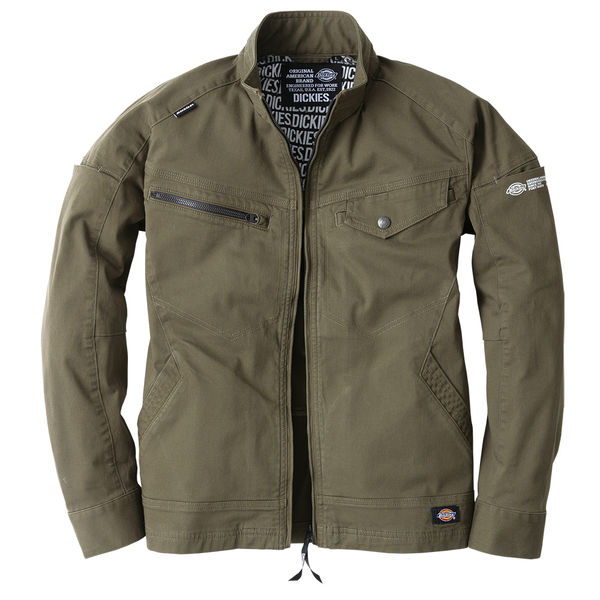 Dickies D-2880 ストレッチジャケット オリーブ 4L コーコス信岡 1着（直送品） - アスクル