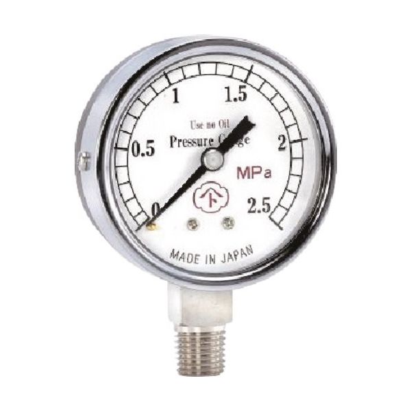 ヤマト産業 YAMATO 一般圧力計 GBー5ー2.5MPa GB-5-2.5 1台 215-6180（直送品） - アスクル