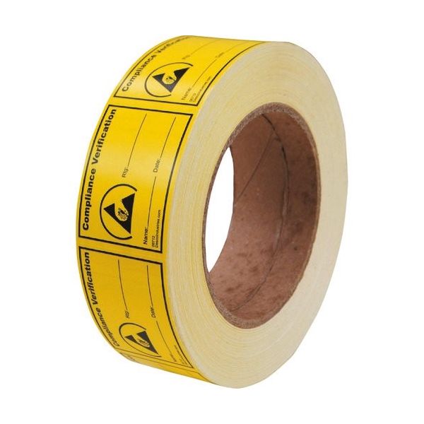 DESCO JAPAN ラベル 適合性検証 3.8X5.1cm 1000枚入り 06712 1巻 111-5979（直送品） - アスクル