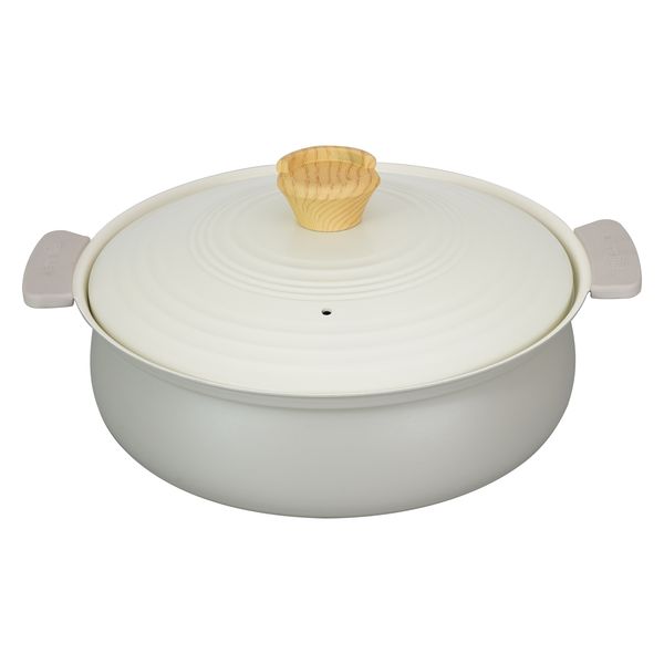 和平フレイズ 軽いセラミック IH対応卓上鍋27cm RB-2497 1個（直送品） - アスクル