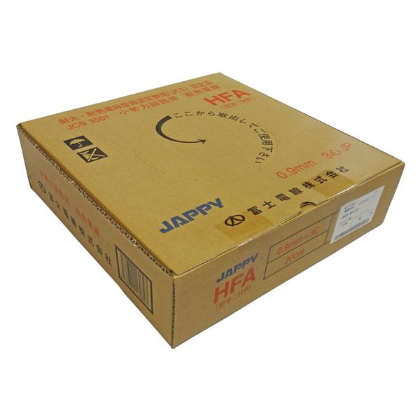 冨士電線 JAPPY HP(HFA)0.9mm×3CーJP HP(HFA)0.9MMX3CーJP 1巻200M入り 1巻（直送品） - アスクル