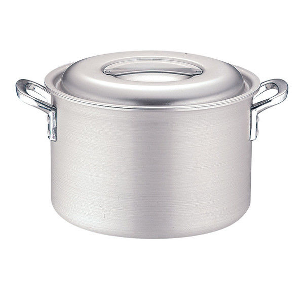 TKG IHアルミ 半寸胴鍋（目盛付） 36cm AHVF505 遠藤商事（取寄品） - アスクル