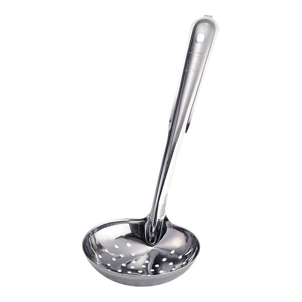 遠藤商事 SA18-0お玉杓子 穴明 (カギ付)12.5cm BOT07125 1個 - アスクル