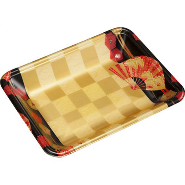 エフピコ FLB-A15-30 扇市松金 4B560156 1箱（1800枚：100枚×18袋）（取寄品） - アスクル