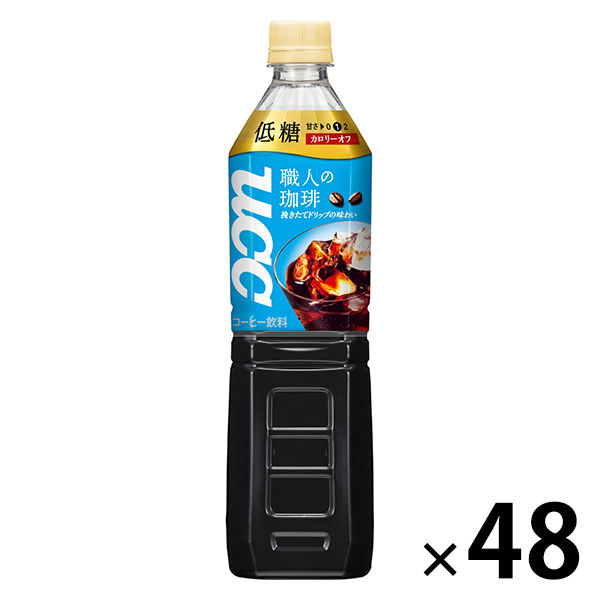 UCC 職人の珈琲 低糖 930ml 1セット（48本） - アスクル