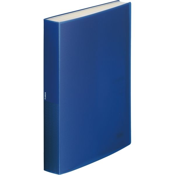 リヒトラブ クリヤーブック A4S 80ポケット インディゴブルー N8104-11 1セット(2冊)（直送品） - アスクル