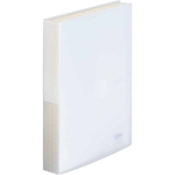 リヒトラブ クリヤーブック A4S 80ポケット フロストクリヤー N8104-1 1セット（2冊） - アスクル