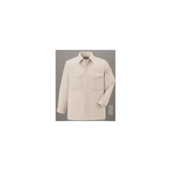 コーコス信岡 製品制電長袖シャツ Jー568 5ーアイボリー Lサイズ J-568-5-L 1着（直送品） - アスクル