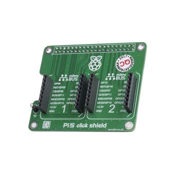 MikroElektronika Pi 2 click Shield for Raspberry MIKROE-1879 1個（直送品） - アスクル