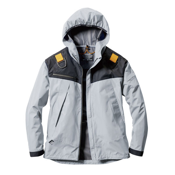 エアークラフト ポリエステル長袖ファンバッテリーセット AC1091-5 シルバー3L バートル - アスクル