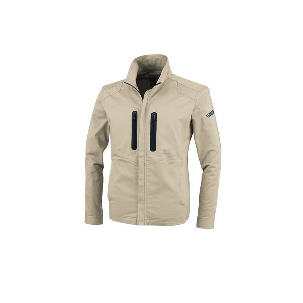 ジーベック（XEBEC） TCストレッチブルゾンー39-サンドベージュ 1720 通販 - アスクル