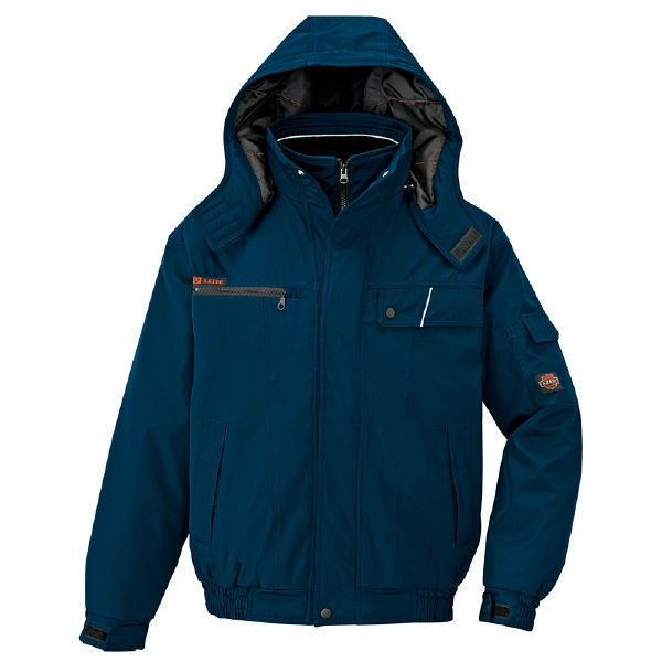 アイトス 防寒ブルゾン ネイビー AZ8561-008 通販 - アスクル