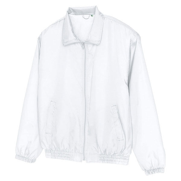 アイトス 裏メッシュブルゾン（男女兼用） ホワイト L AZ50102-001 1着（直送品） - アスクル