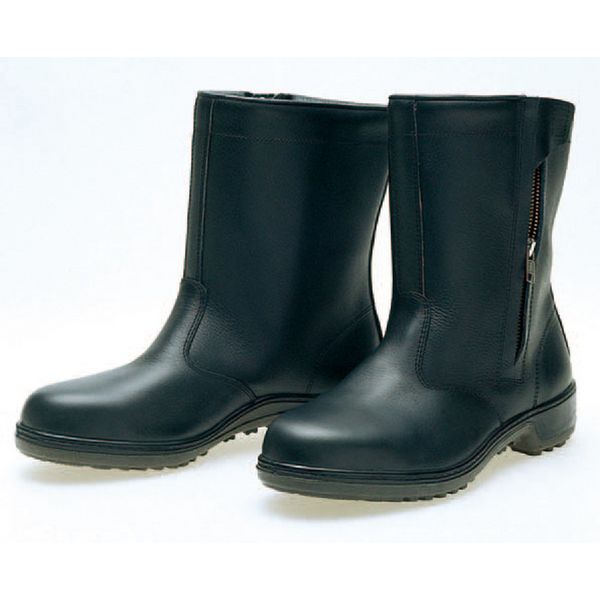 コクゴ 普通作業用長靴 S級 70O6 半長靴チャック付 黒 (24.0cm) 104-3340103 1足（直送品） - アスクル