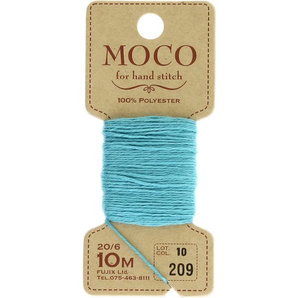 フジックス MOCO モコ 【手縫いステッチ糸】 10m col.209 MOCO-209 30箱（直送品） - アスクル