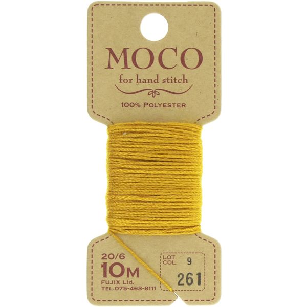 フジックス MOCO モコ 【手縫いステッチ糸】 10m col.261 MOCO-261 1セット(30箱)（直送品） - アスクル