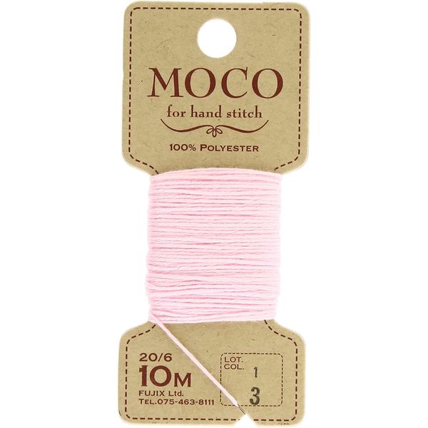 フジックス MOCO モコ 【手縫いステッチ糸】 10m col.3 MOCO-3 1セット(30箱)（直送品） - アスクル