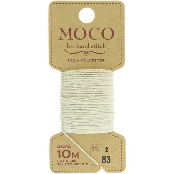 フジックス MOCO モコ 【手縫いステッチ糸】 10m col.83 MOCO-83 30箱（直送品） - アスクル