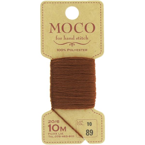 フジックス MOCO モコ 【手縫いステッチ糸】 10m col.89 MOCO-89 30箱（直送品） - アスクル
