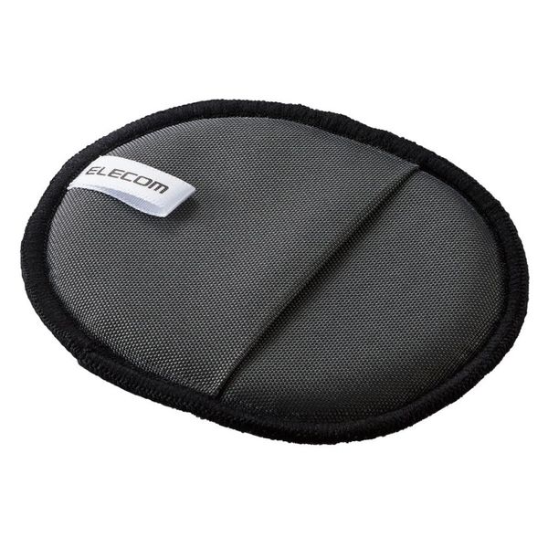 液晶クリーナー クリーニングクロス マイクロファイバー 手袋タイプ コンパクト ブラック KCT-SC001BK エレコム 1個 - アスクル