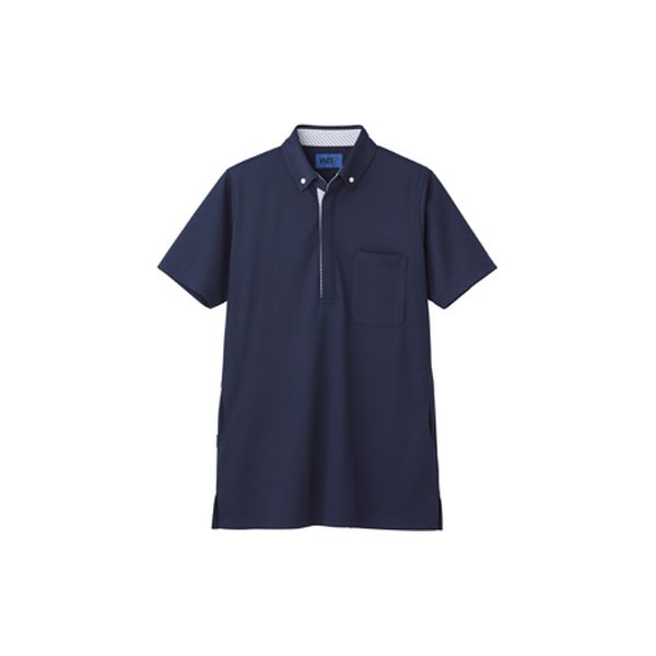 セロリー ロングポロシャツ（ユニセックス）ネイビー 5L 65651 1枚（直送品） - アスクル