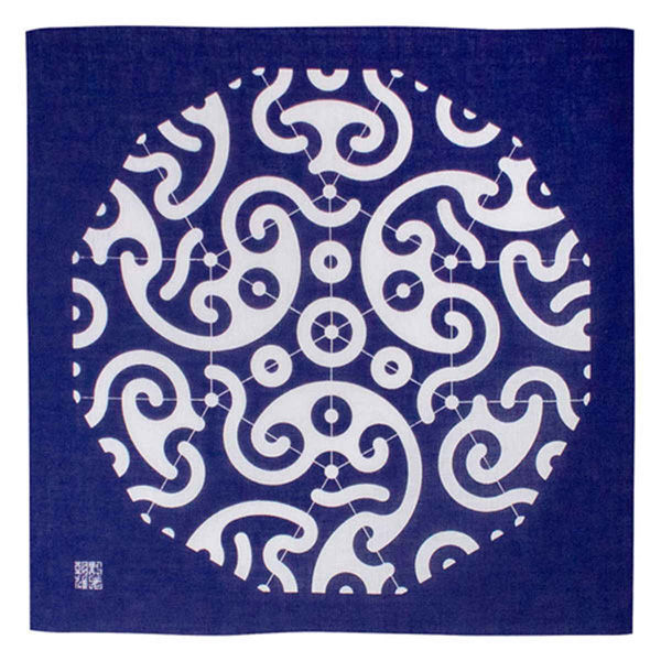 山田繊維 風呂敷 お弁当 50cm 野老むすび 唐草 コン 335017 1個（直送品） - アスクル