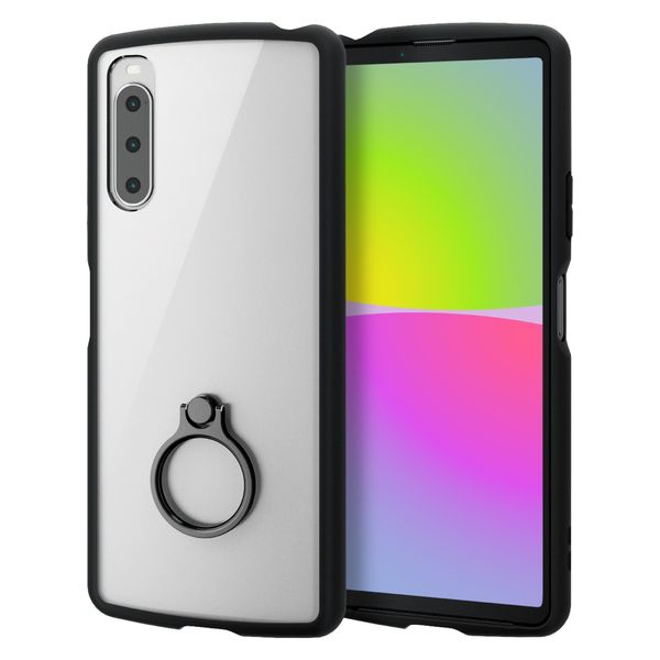 Xperia 10 IV ケース カバー ハイブリッド TPU ブラック PM-X222TSLF エレコム 通販 - アスクル