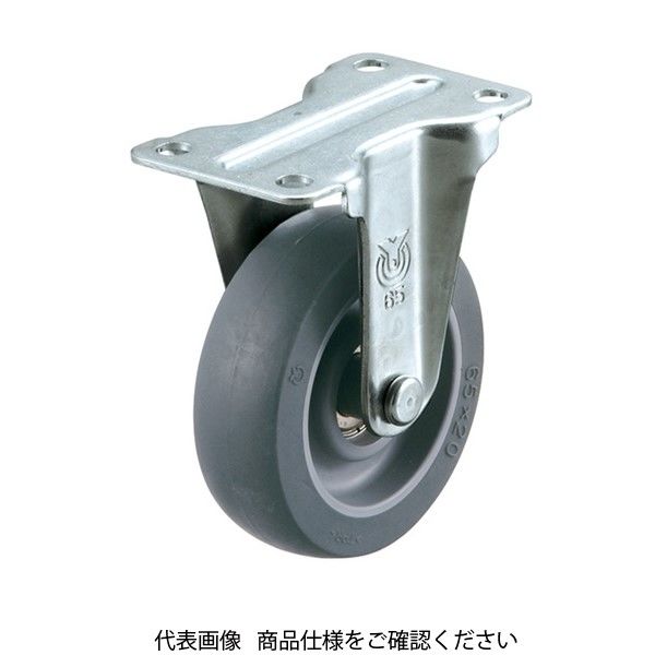 ユーエイ サイレンスキャスター(軽荷重用)(固定車) ERー75ELSB(H93) ER-75ELSB(H93) 1セット(16個)（直送品） - アスクル