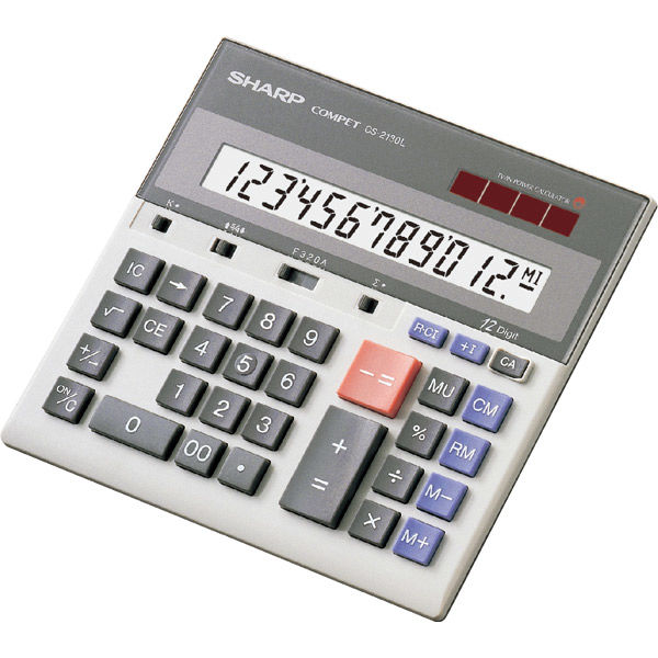 シャープ 電卓 CS-2130L 1台 - アスクル