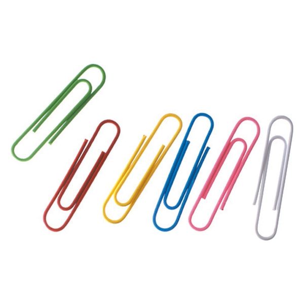 ベロス カラーゼムクリップ ジャンボ カラーMIX KGM-101 1セット(180本:18本×10個) - アスクル