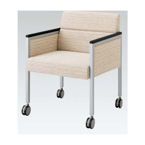 オカムラ 8346R ミーティングチェア アイボリー 600幅×590奥行×765高さ（mm） 8346RZ FDR4（直送品） - アスクル