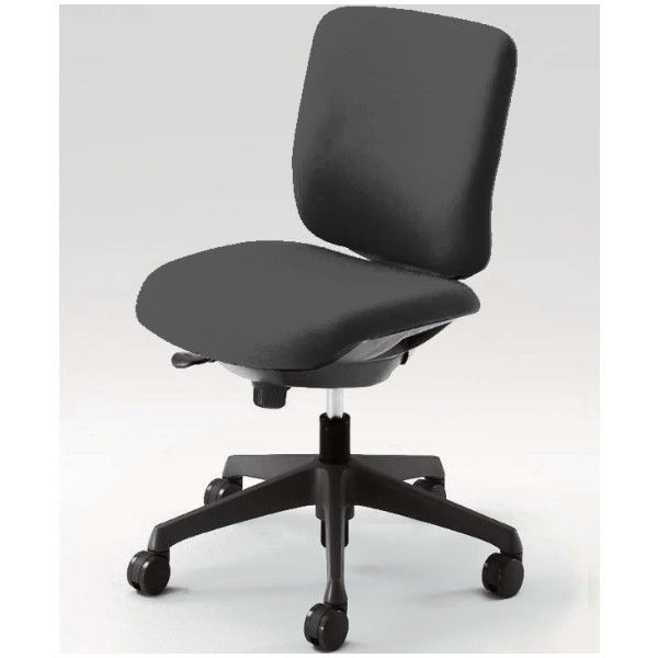 CN33ZR FM31 |オカムラ CG-Rチェア ローバック肘なし ブラック（直送品） - アスクル